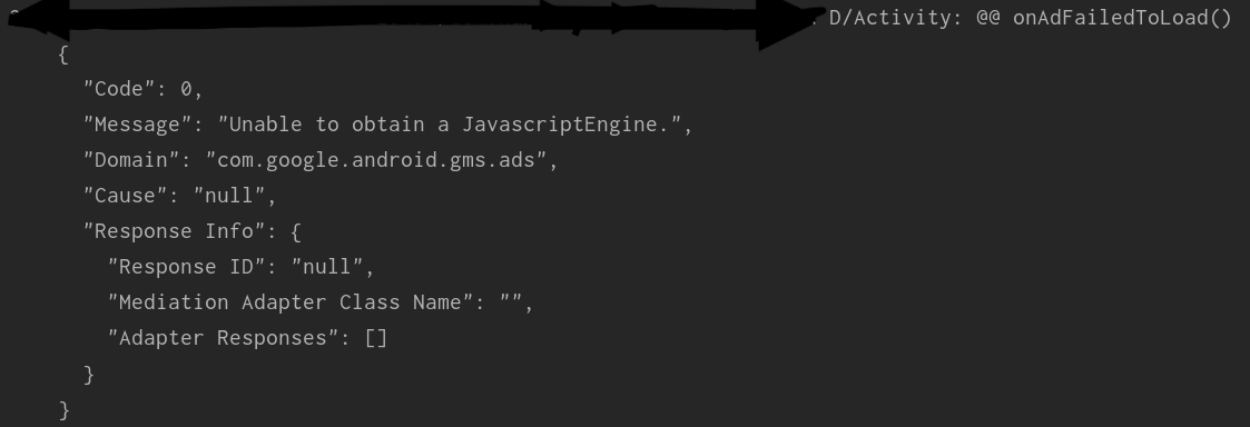 如何修复Android AdMob“无法获得JavascriptEngine”错误？-腾讯云开发者社区-腾讯云