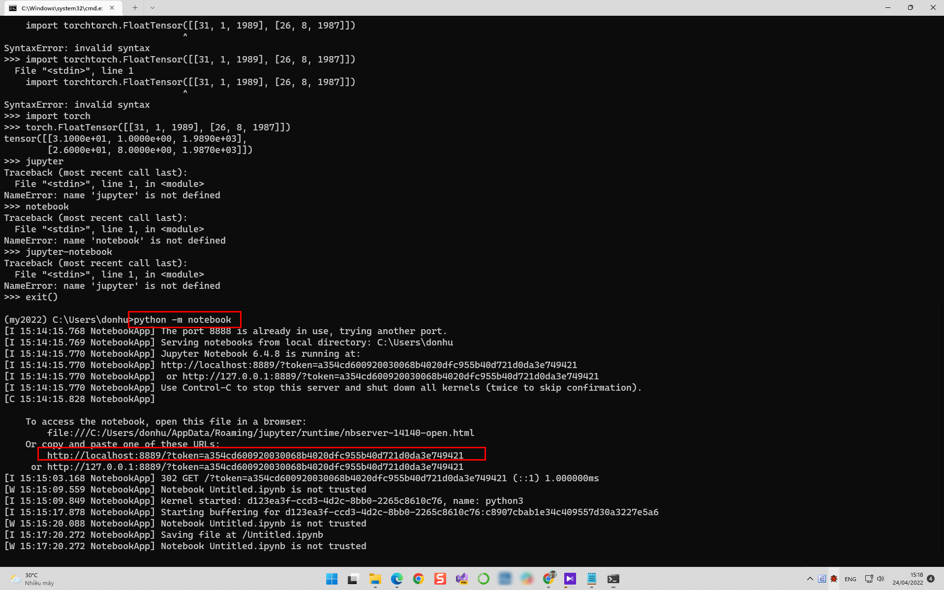 UserWarning:未能初始化根据API 0xf编译的NumPy:模块，但是这个版本的numpy是0xe (在-腾讯云开发者社区-腾讯云