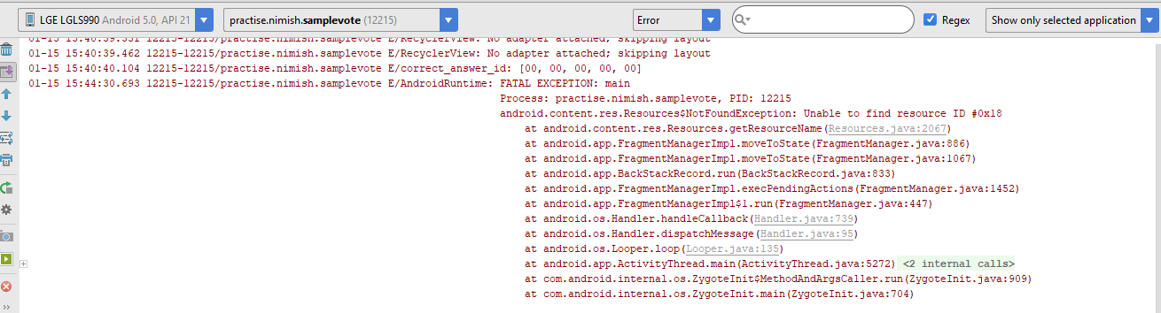 android.content.res.Resources$NotFoundException:无法找到资源ID-腾讯云开发者社区-腾讯云