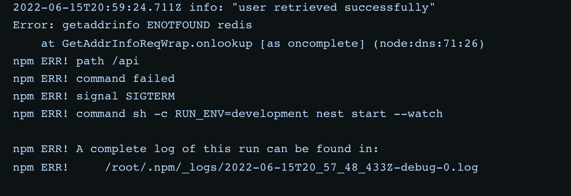 如何修正码头上的"Error: getaddrinfo ENOTFOUND redis“？-腾讯云开发者社区-腾讯云