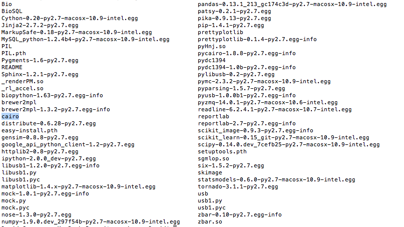 当python模块(cairo)成功安装但未能在python中导入时，会出现什么问题？-腾讯云开发者社区-腾讯云