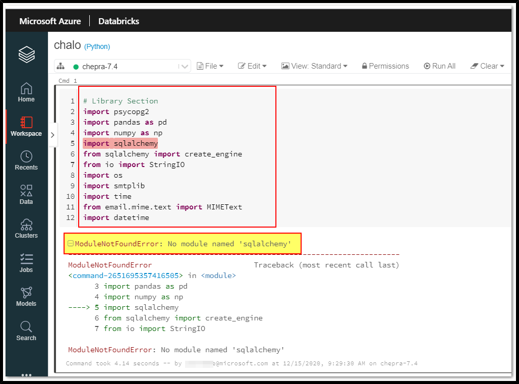 数据库错误: ModuleNotFoundError:没有名为“sqlalchemy”的模块-腾讯云开发者社区-腾讯云
