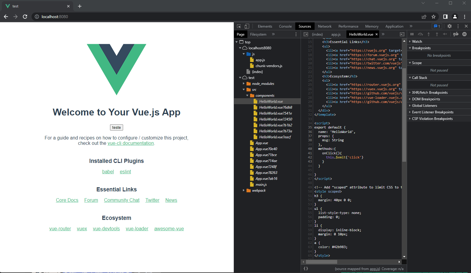 Vuejs -在VSCODE中无法设置一些未绑定的断点-腾讯云开发者社区-腾讯云