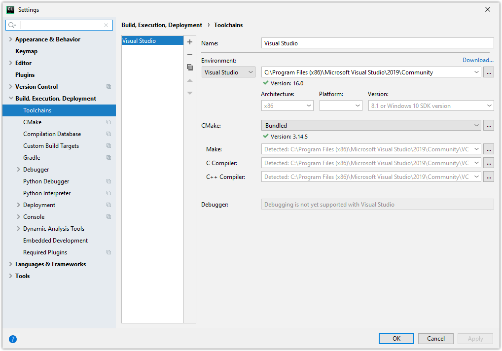 CLion运行的按钮变灰了，或者它们不能正常工作。-腾讯云开发者社区-腾讯云
