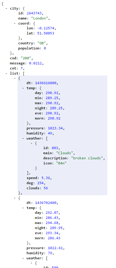 Openweathermap: json (最低和最高温度)-腾讯云开发者社区-腾讯云