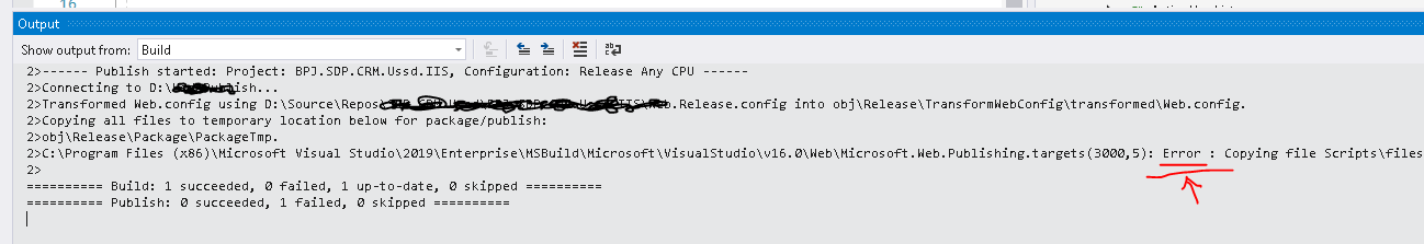 调试和构建web成功，但发布失败visual 2019-腾讯云开发者社区-腾讯云