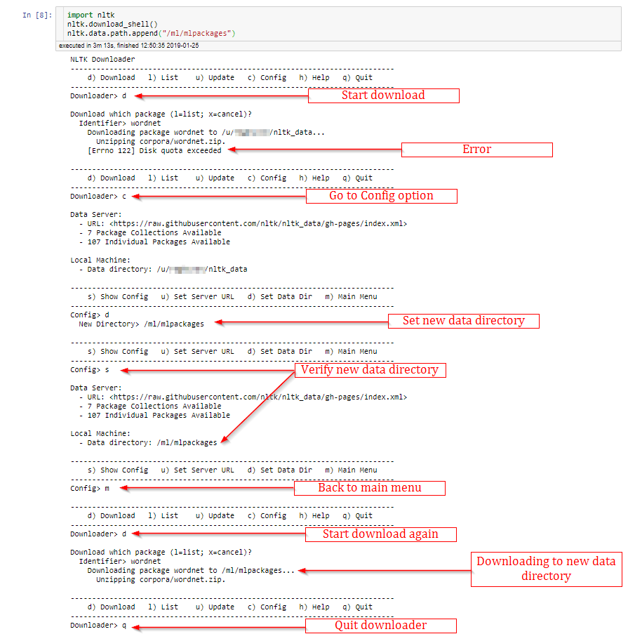 从默认的~/ntlk_data更改nltk.download()路径目录-腾讯云开发者社区-腾讯云