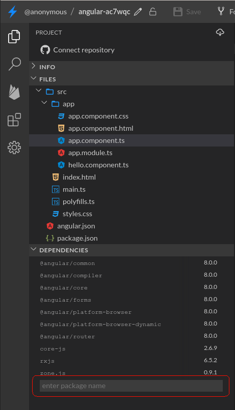 如何在StackBlitz上安装npm软件包？-腾讯云开发者社区-腾讯云