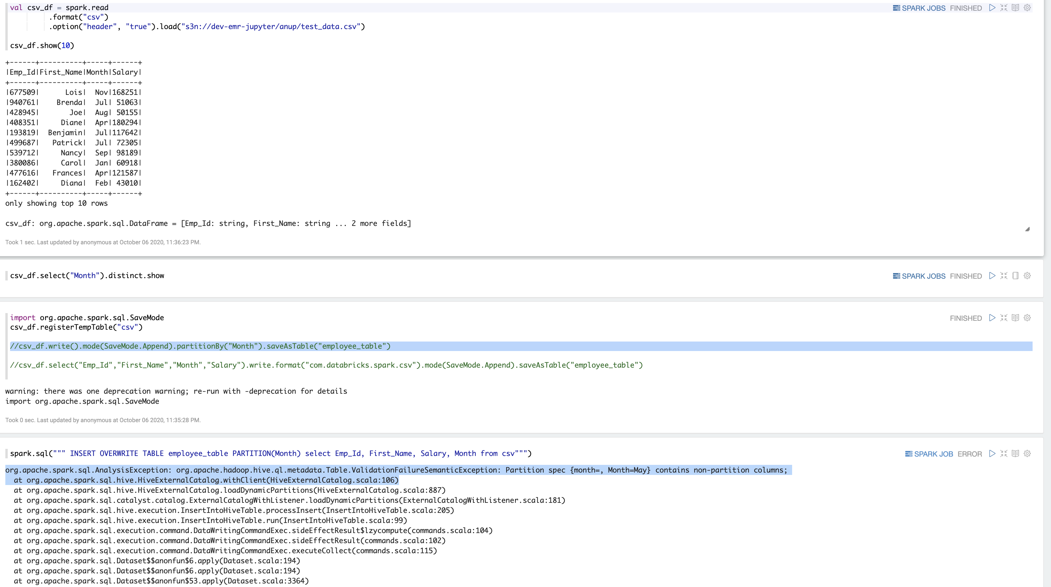 ValidationFailureSemanticException:分区规范包含非分区列-腾讯云开发者社区-腾讯云
