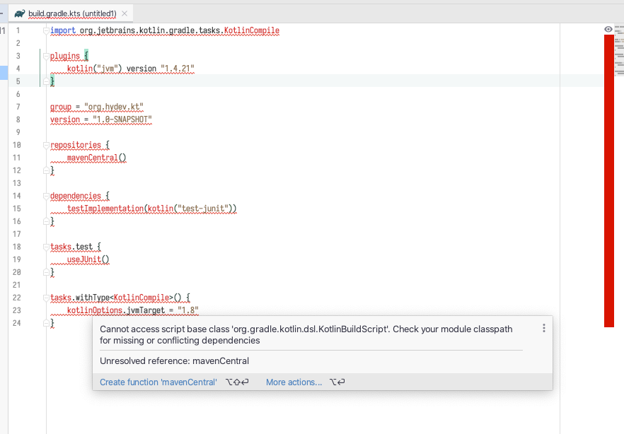无法访问脚本基类“org.gradle.kotlin.dsl.KotlinBuildScript”-腾讯云开发者社区-腾讯云