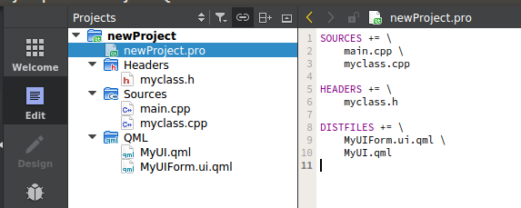 在Qt创建程序中创建新项目时，无法找到头文件和源文件。-腾讯云开发者社区-腾讯云