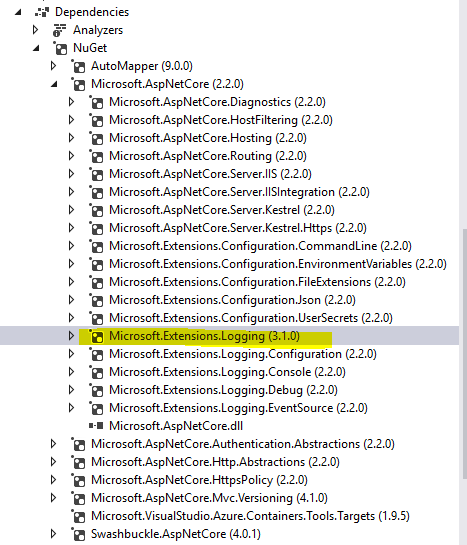 System.MethodAccessException：“方法的尝试”Microsoft.Extensions.Logging.Configuration问题-腾讯云开发者社区-腾讯云