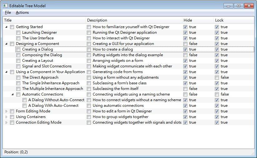 Qt - QTreeView和带有复选框列的自定义模型-腾讯云开发者社区-腾讯云