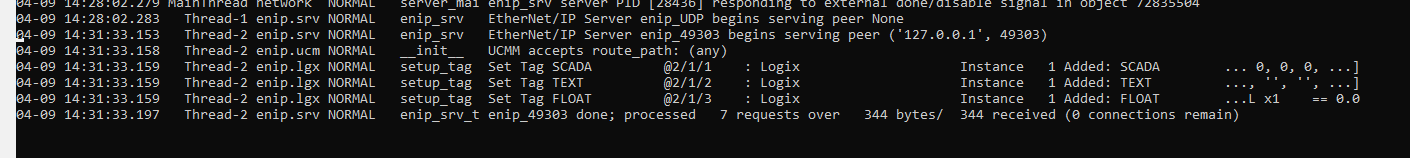 无法使用Pycomm3从LogixController模拟器读取标记-腾讯云开发者社区-腾讯云