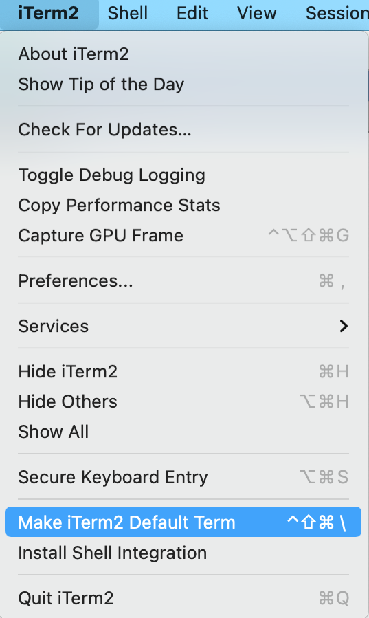 如何在macOS上使用iterm作为默认终端？-腾讯云开发者社区-腾讯云