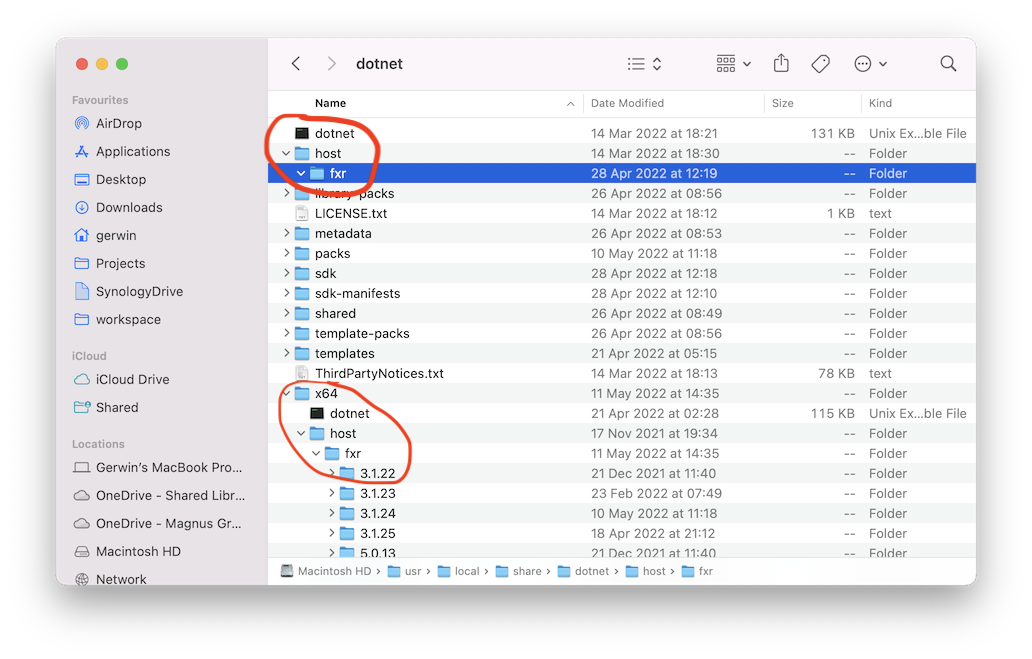 dotnet -版本给出“文件夹[/usr/local/share/dotnet/host/fxr]不包含任何版本编号的子文件夹”-腾讯云开发者社区-腾讯云