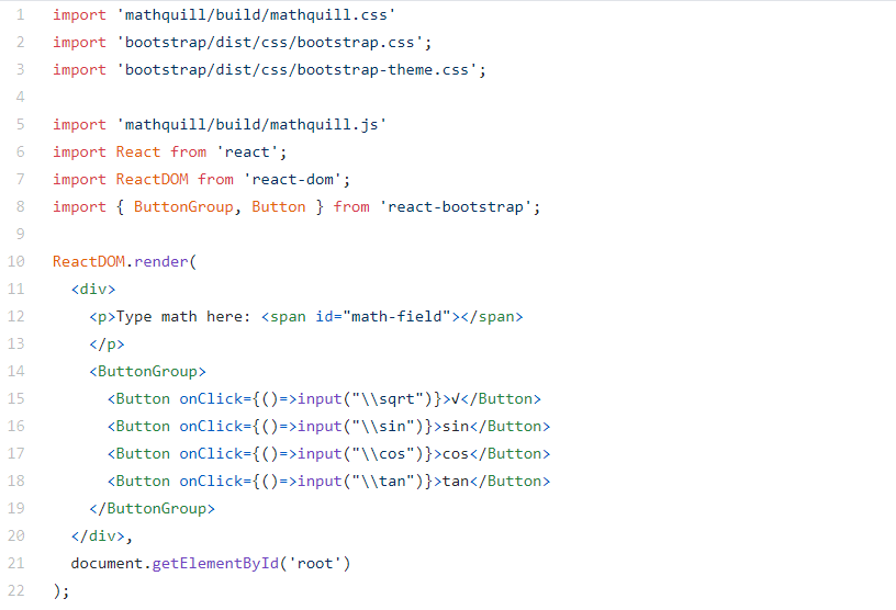 使用React和MathQuill创建数学键盘-腾讯云开发者社区-腾讯云