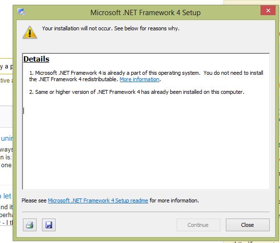 微软.NET框架4已经是这个操作系统的一部分。不需要安装.NET Framework4可再发行版-腾讯云开发者社区-腾讯云