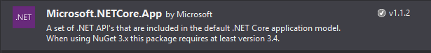 Visual 2017无法更新Microsoft.NETCore.App包(“被项目阻止”)-腾讯云开发者社区-腾讯云