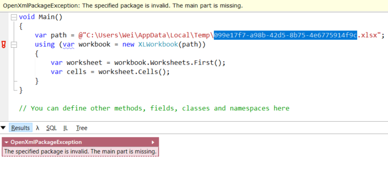 OpenXmlSDK create xlsx ClosedXml无法读取，但NPOI、Epplus可以读取并显示消息‘指定的包无效。主要部分不见了。-腾讯云开发者社区-腾讯云