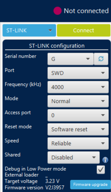 Stm32CubeProgrammer不连接(无错误消息)使用ST-LINK V2 dongle和Lora E5迷你板-腾讯云开发者社区-腾讯云