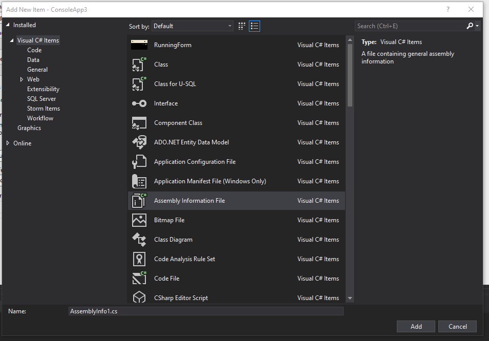 “属性”或"Assemblyinfo.cs“文件/文件夹在哪里？-腾讯云开发者社区-腾讯云