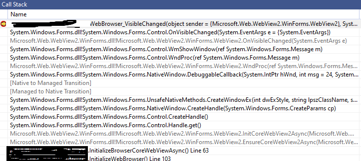 webview2:调用了EnsureCoreWebView2Async，但CoreWebView2InitializationCompleted事件在处理和重新创建之后不会触发。-腾讯云开发者 ...