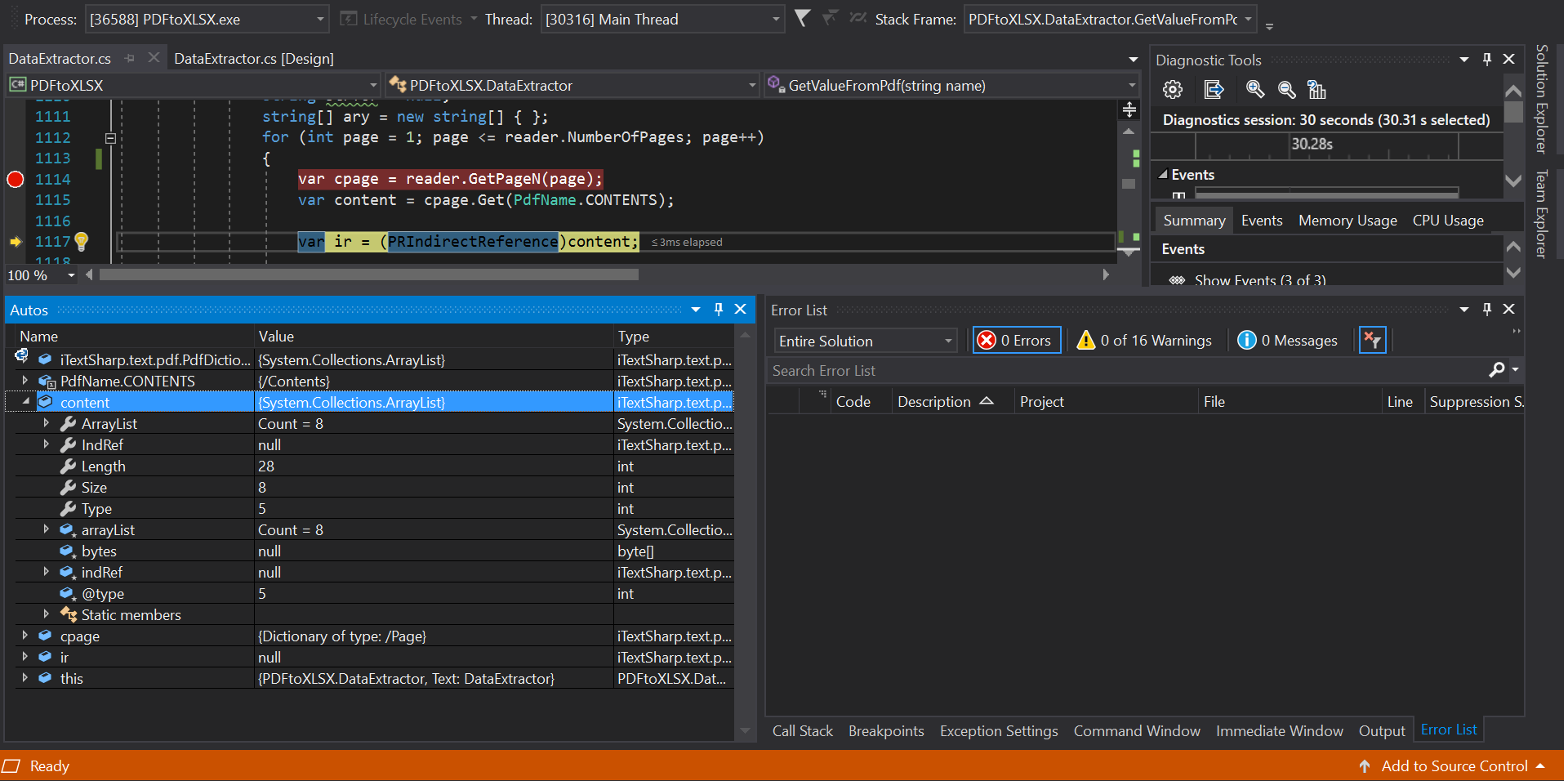 c#如何从“iTextSharp.text.pdf.PdfArray”转换为“iTextSharp.text.pdf ...