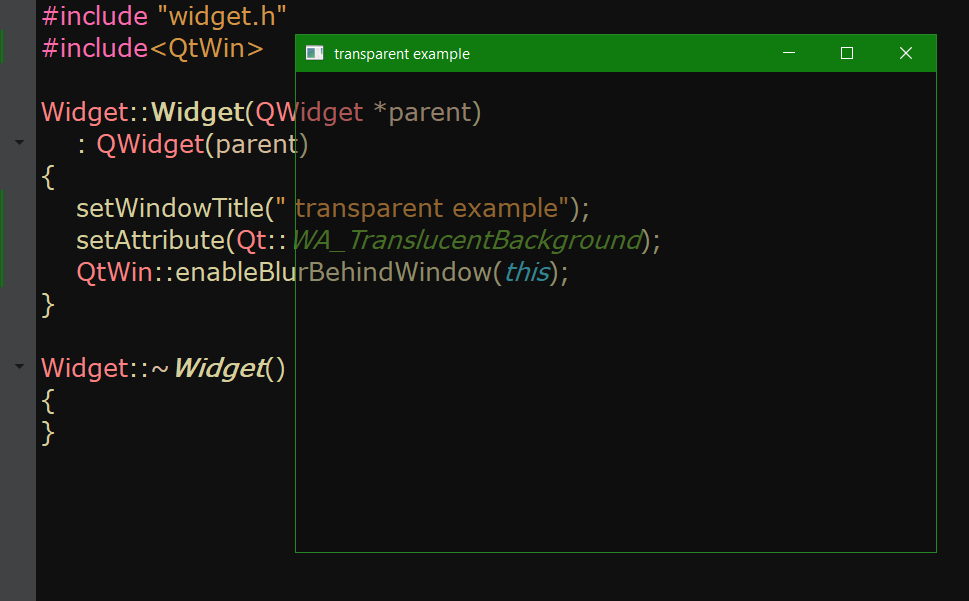 Qt -在Windows中不使用WA_TranslucentBackground绘制一个完全透明的窗口-腾讯云开发者社区-腾讯云