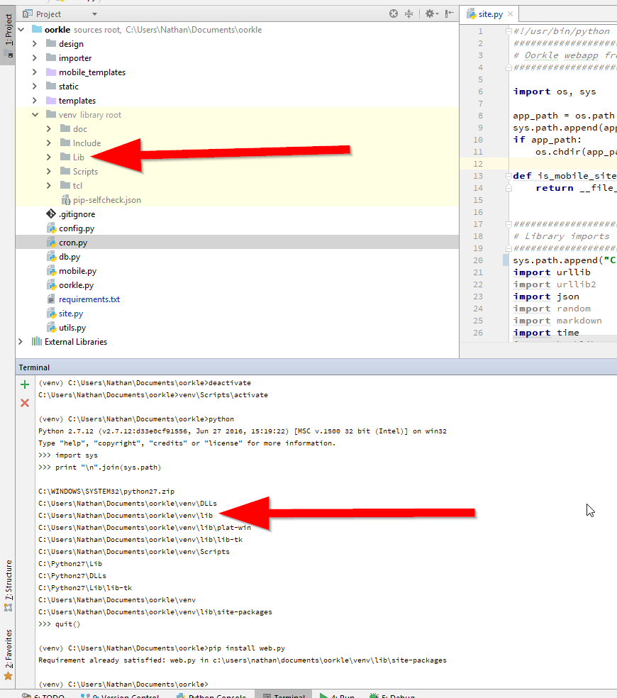 PyCharm: sys.path "Lib“与venv的"lib”大写不同？-腾讯云开发者社区-腾讯云