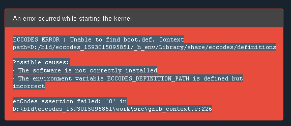 在Spyder中打开.GRIB文件时发生ECCODES错误-腾讯云开发者社区-腾讯云