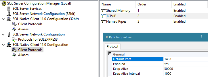如何使用DBeaver连接到Server？服务器SQLEXPRESS未配置为使用TCP/IP侦听-腾讯云开发者社区-腾讯云