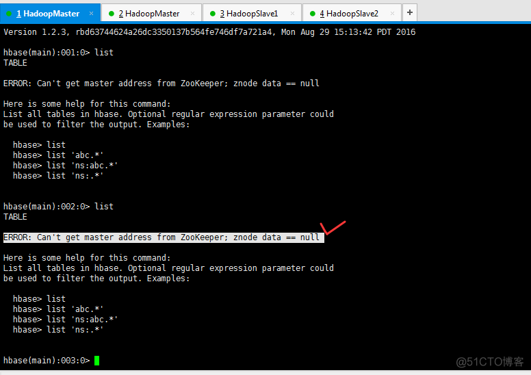 Hbase出现ERROR: Can‘t get master address from ZooKeeper； znode data == null解决办法-腾讯云开发者社区-腾讯云