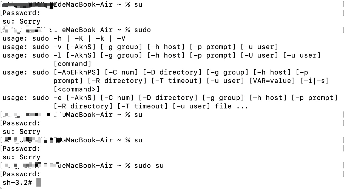 Mac下su提示su:sorry的解决办法-腾讯云开发者社区-腾讯云