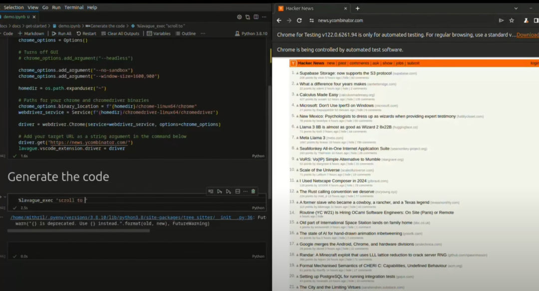 LaVague：利用 AI 轻松实现任何基于 Web 的任务自动化！（ 网页 + Agent框架）-腾讯云开发者社区-腾讯云