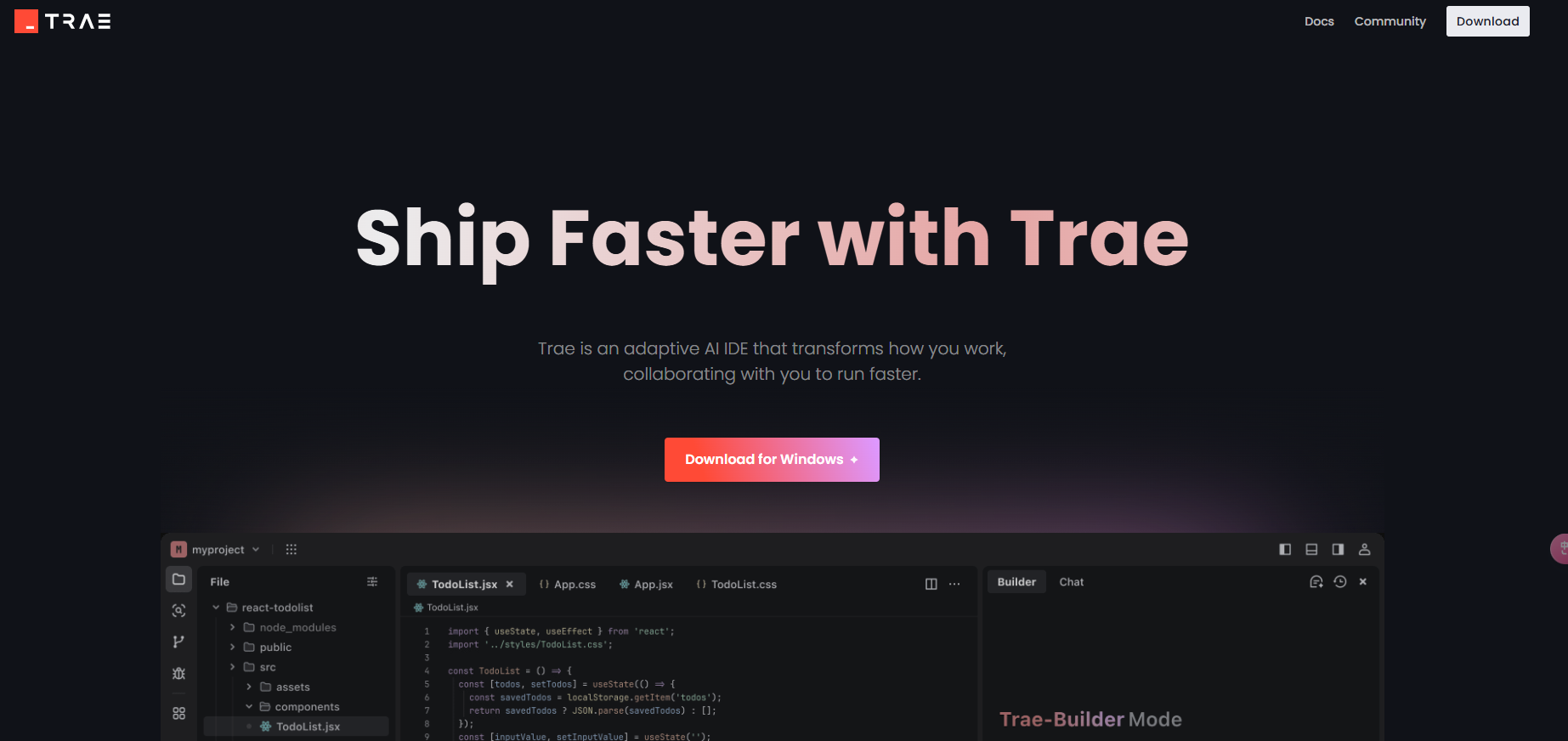 一键开启AI编程新纪元：Windows版Trae初体验-腾讯云开发者社区-腾讯云