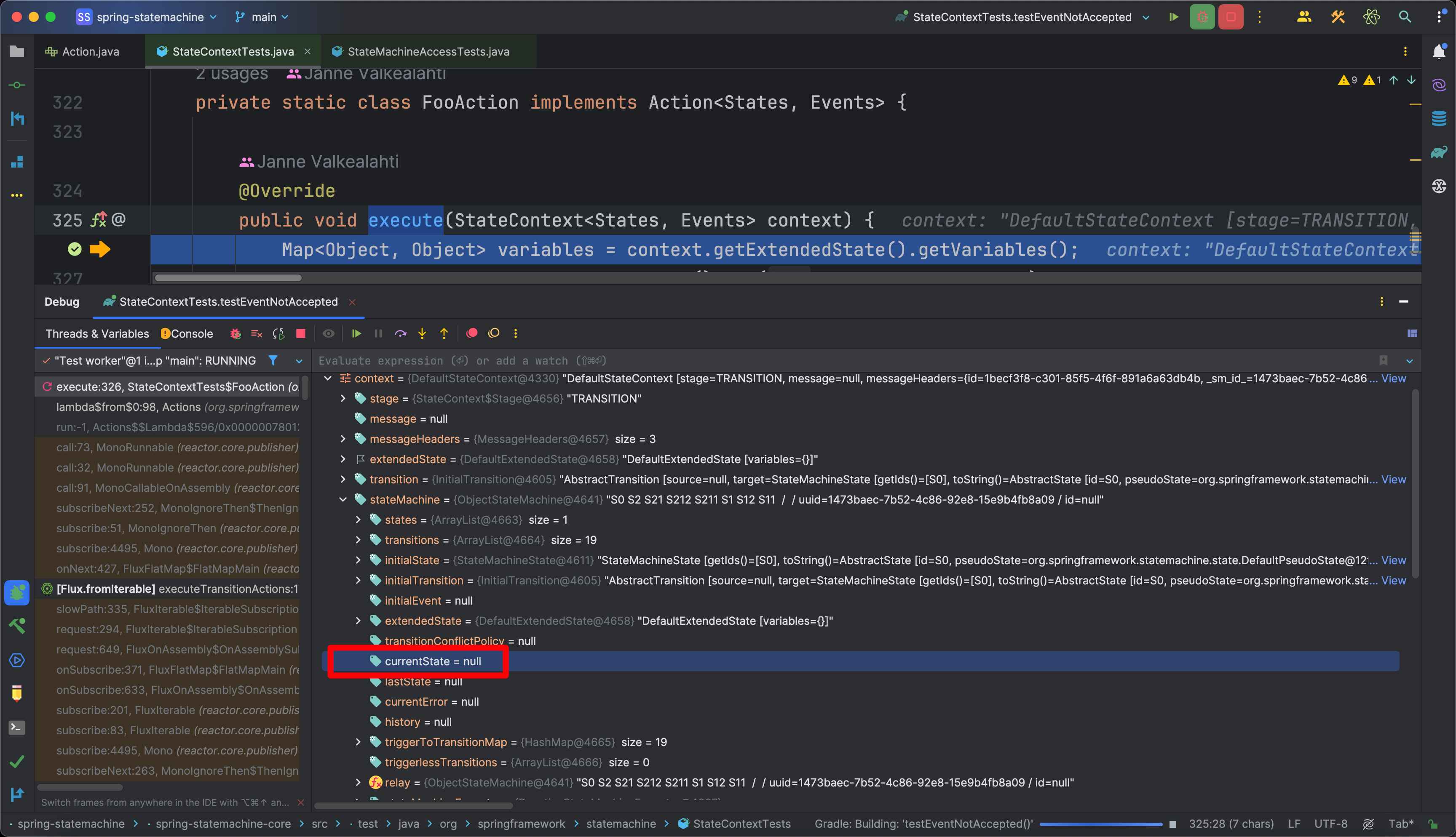 spring-state-machine的action踩坑-腾讯云开发者社区-腾讯云