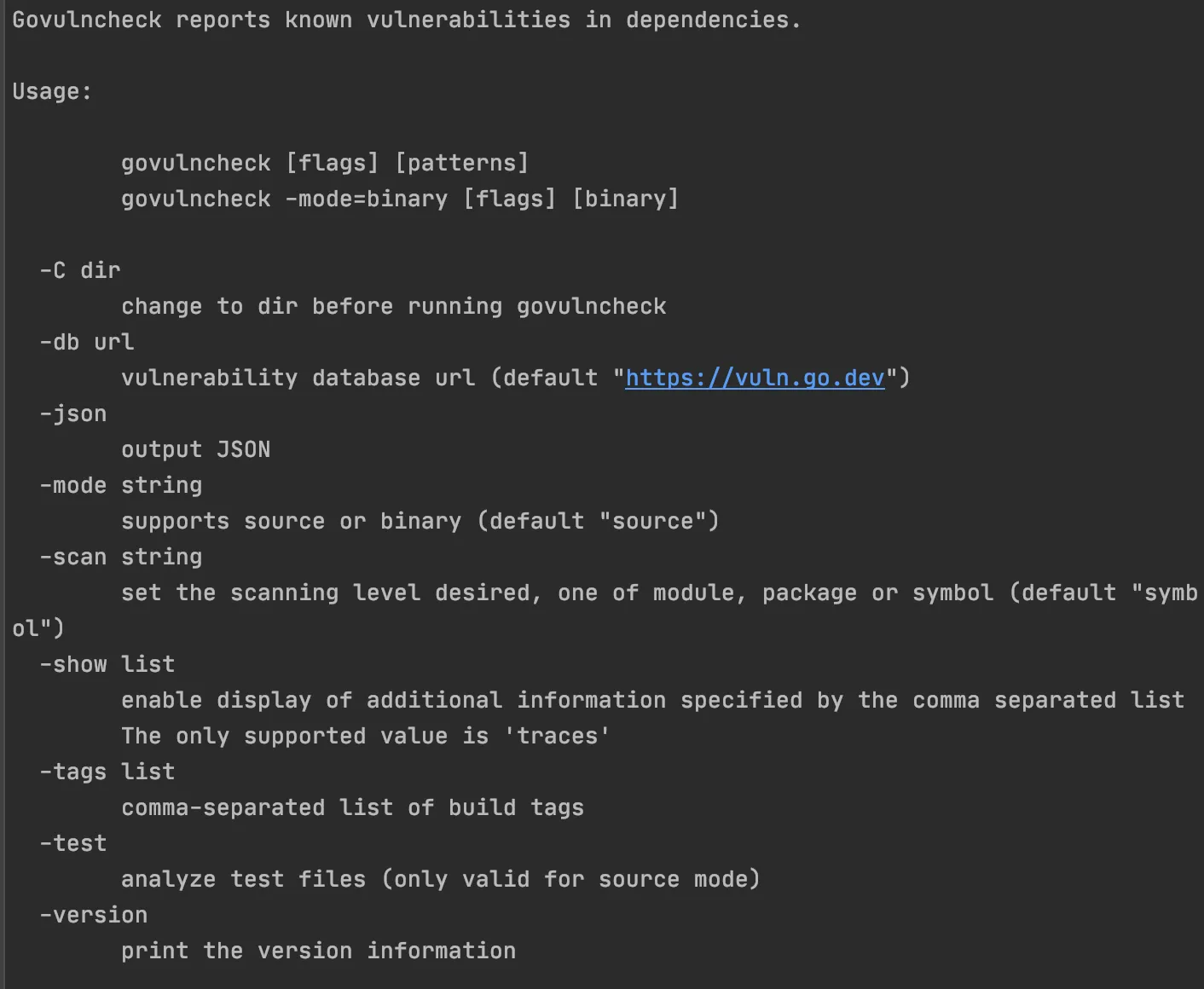 Golang代码漏洞扫描工具介绍——govulncheck-腾讯云开发者社区-腾讯云 Golang代码漏洞扫描工具介绍——govulncheck-腾讯云开发者社区-腾讯云