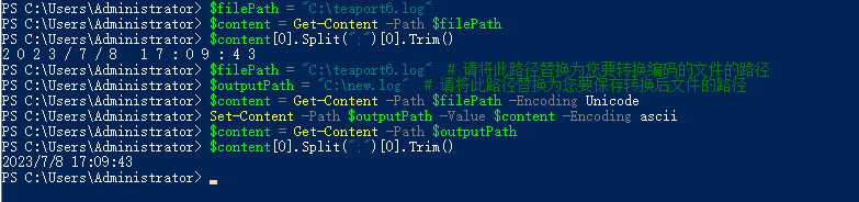 UTF-16 Little Endian 编码的记事本文件在powershell里处理字符串时一定要小心-腾讯云开发者社区-腾讯云