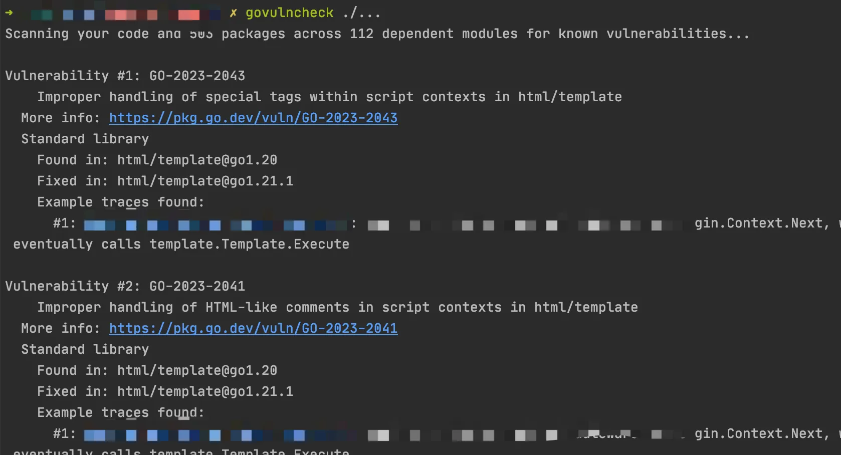 Golang代码漏洞扫描工具介绍——govulncheck-腾讯云开发者社区-腾讯云