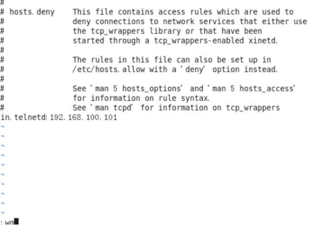 网安-基于TCP-Wrappers的系统服务安全实验-腾讯云开发者社区-腾讯云