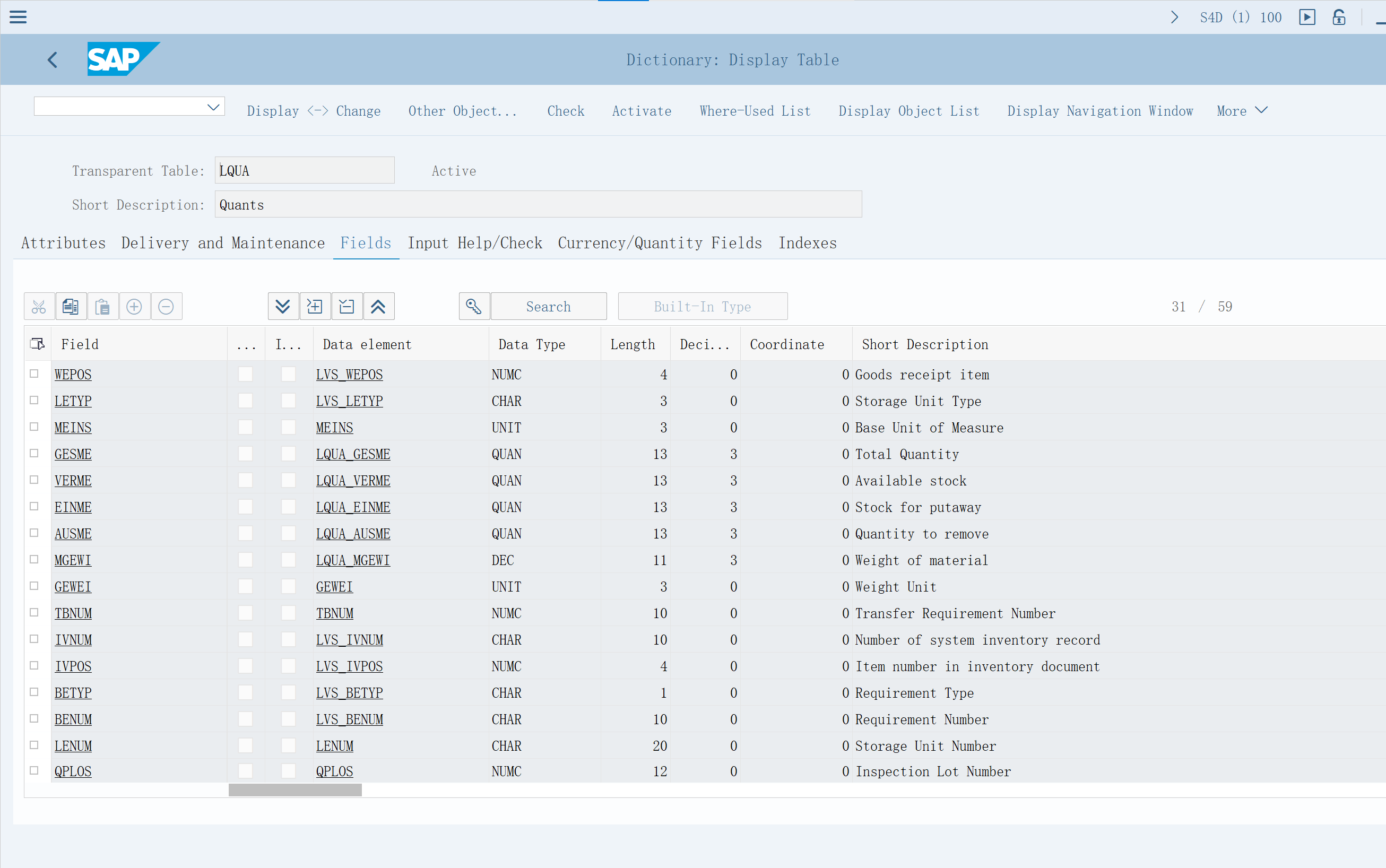 SAP WM 表LQUA里的Storage Location-腾讯云开发者社区-腾讯云