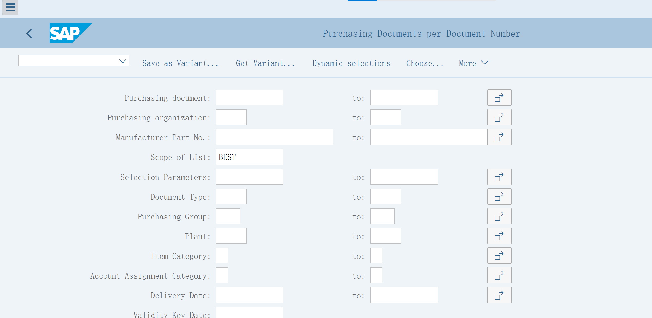 SAP MM采购报表中缺省的Scope of List-腾讯云开发者社区-腾讯云