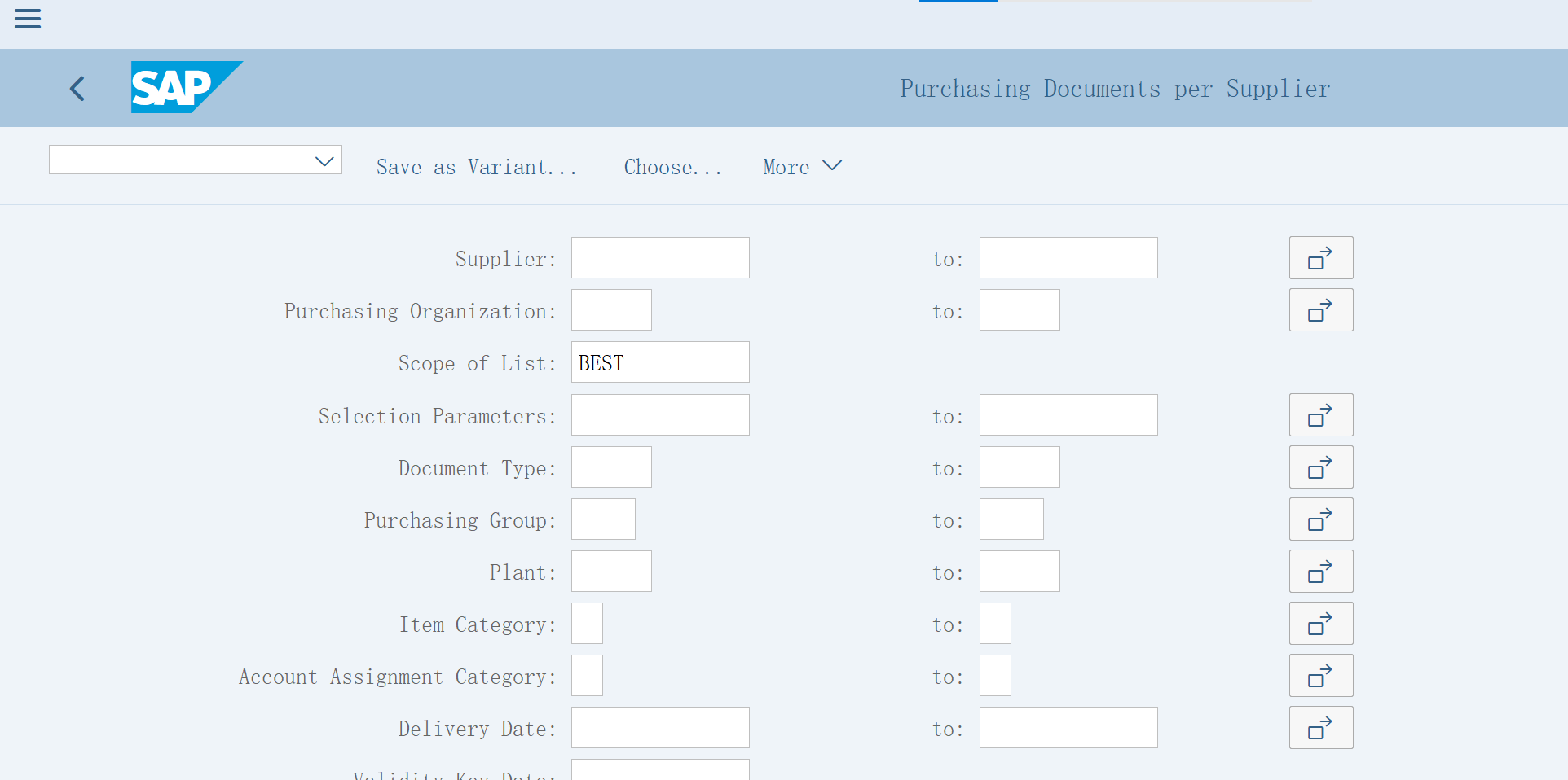 SAP MM采购报表中缺省的Scope of List-腾讯云开发者社区-腾讯云